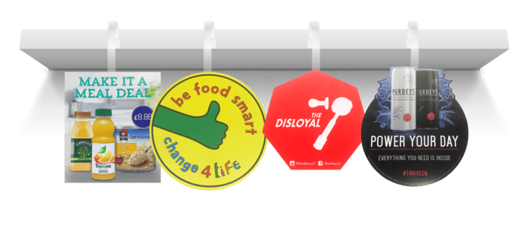 Shelf Wobblers - Custom Printed - Shelf Wobbler, Pos Printing UK